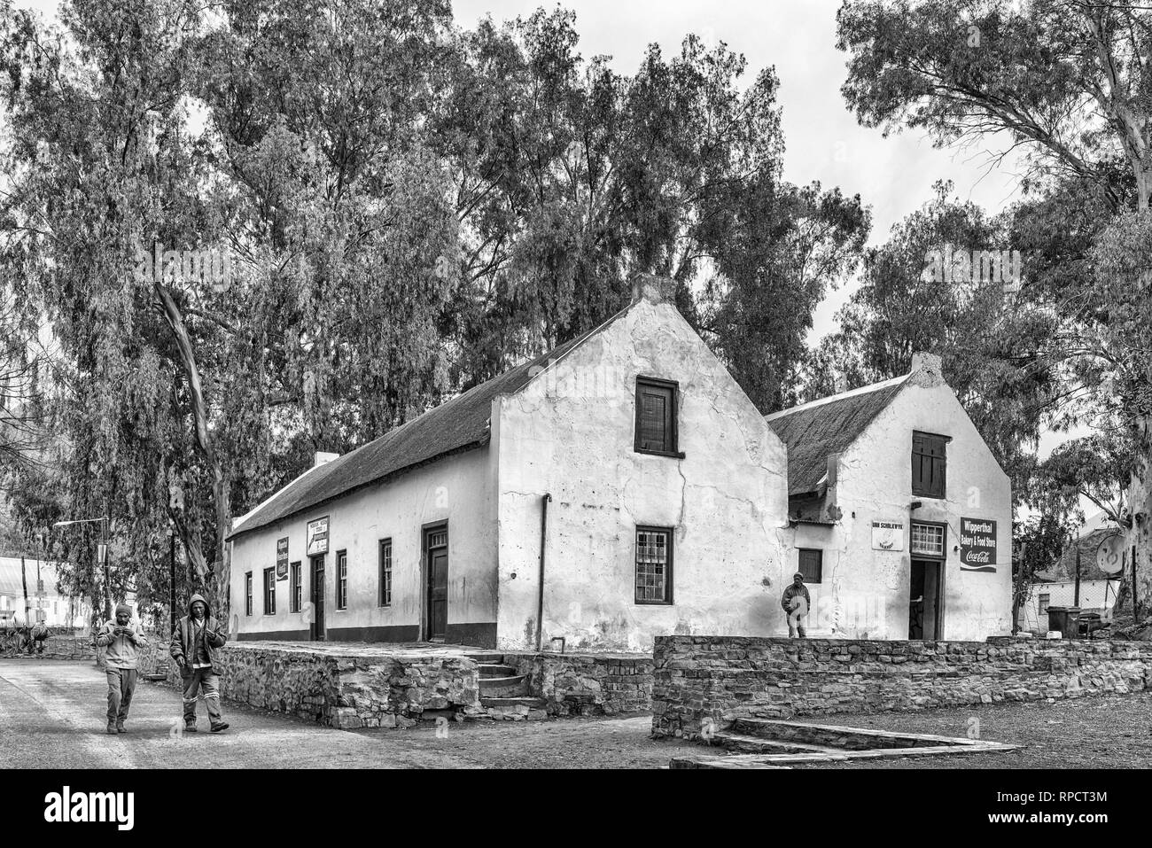 WUPPERTHAL, SOUTH AFRICA, AUGUST 27, 2018: A store in Wupperthal in the ...