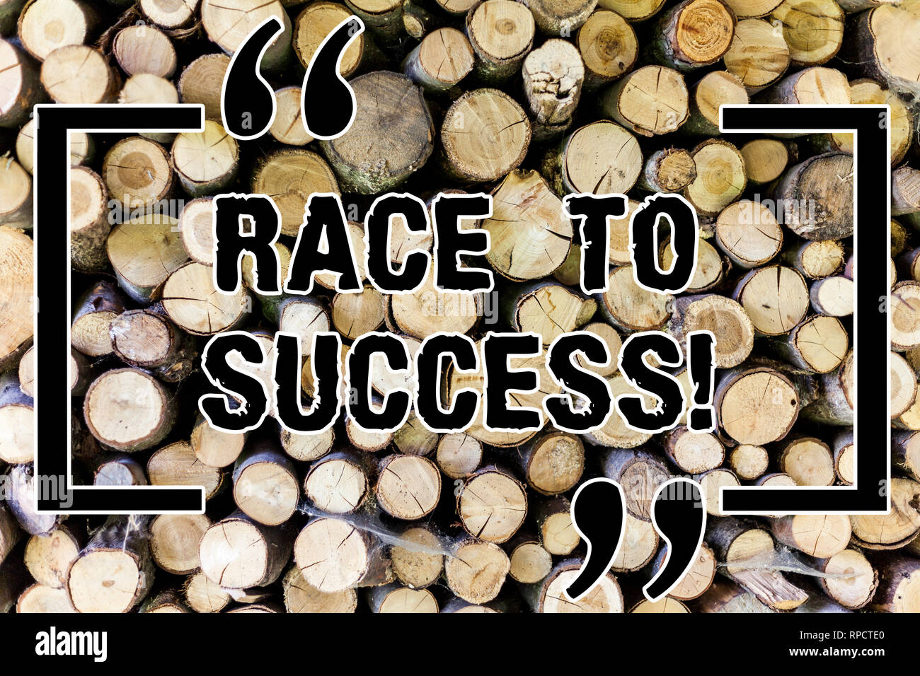 Word writing text Race To Success. Business concept for Competition for ...