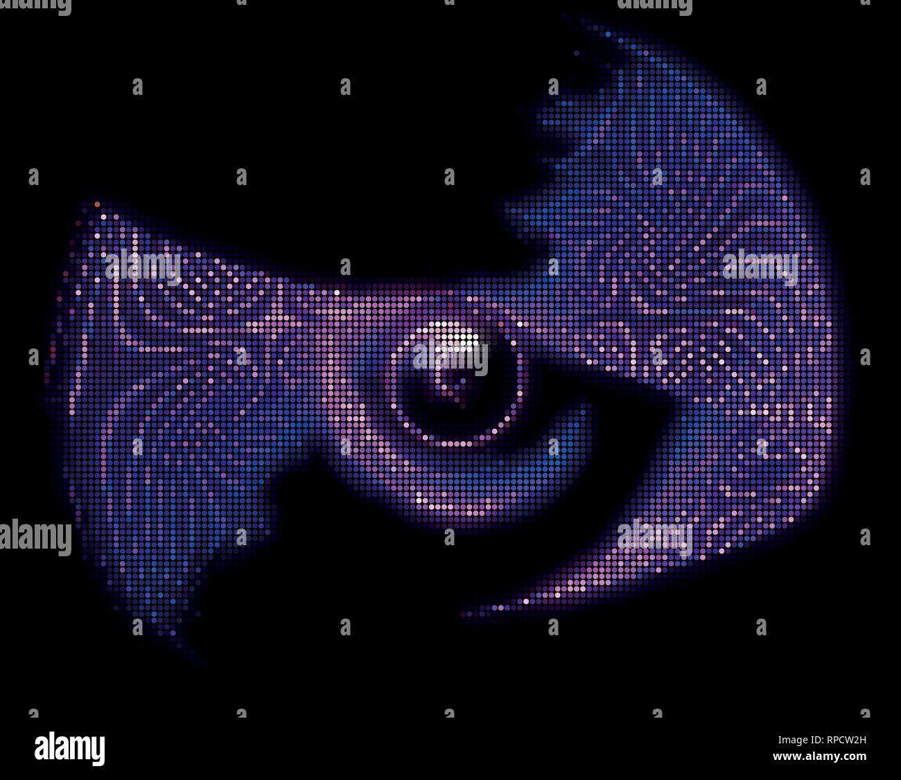 Abstract purple blue glowing spiral Stock Vector Images - Alamy