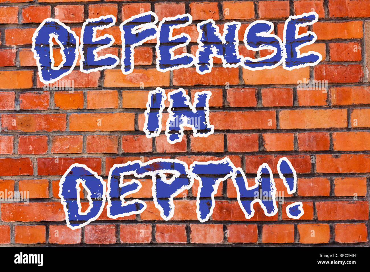 Word writing text Defense In Depth. Business concept for arrangement ...