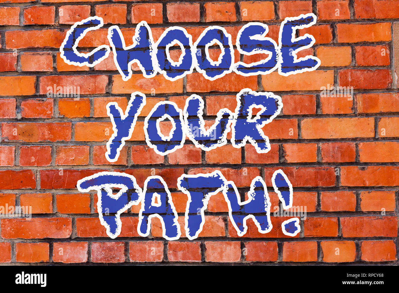 Word writing text Choose Your Path. Business concept for decide your ...