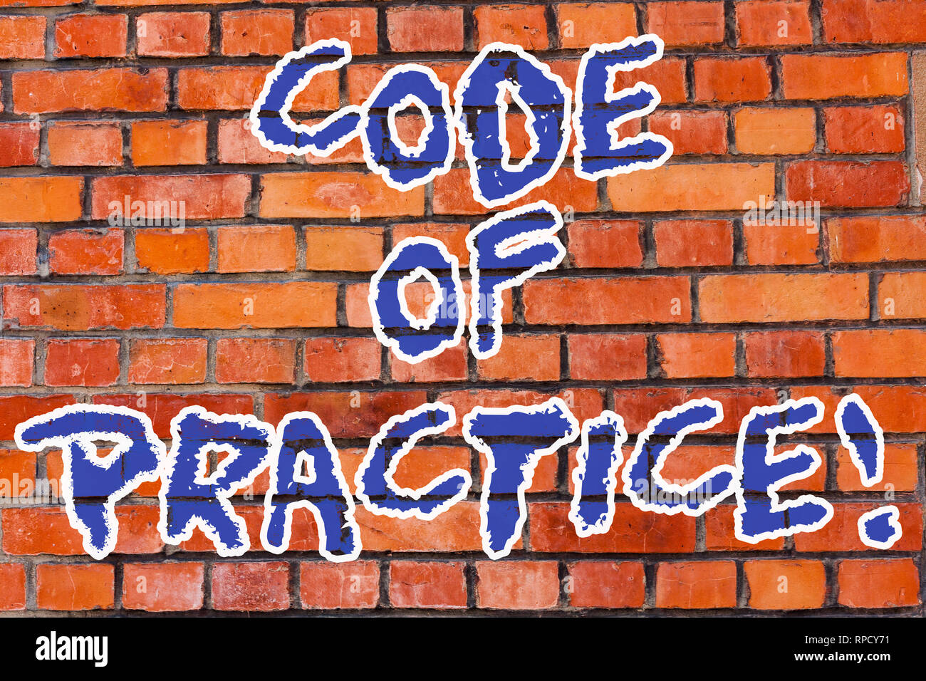 Word writing text Code Of Practice. Business concept for written rules ...
