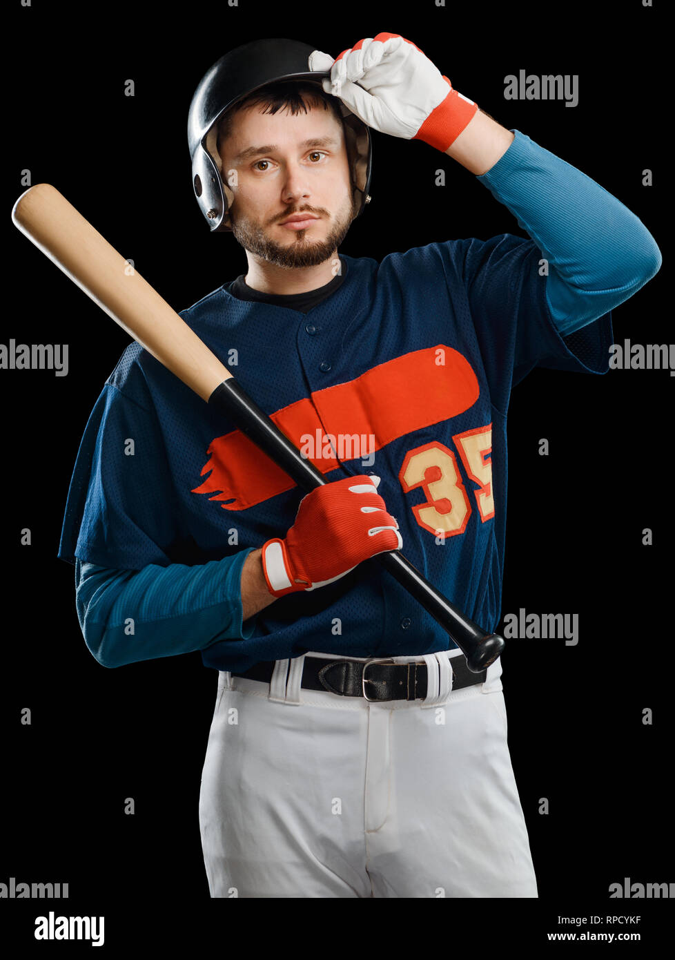 Baseball ball practice male player hi-res stock photography and images ...