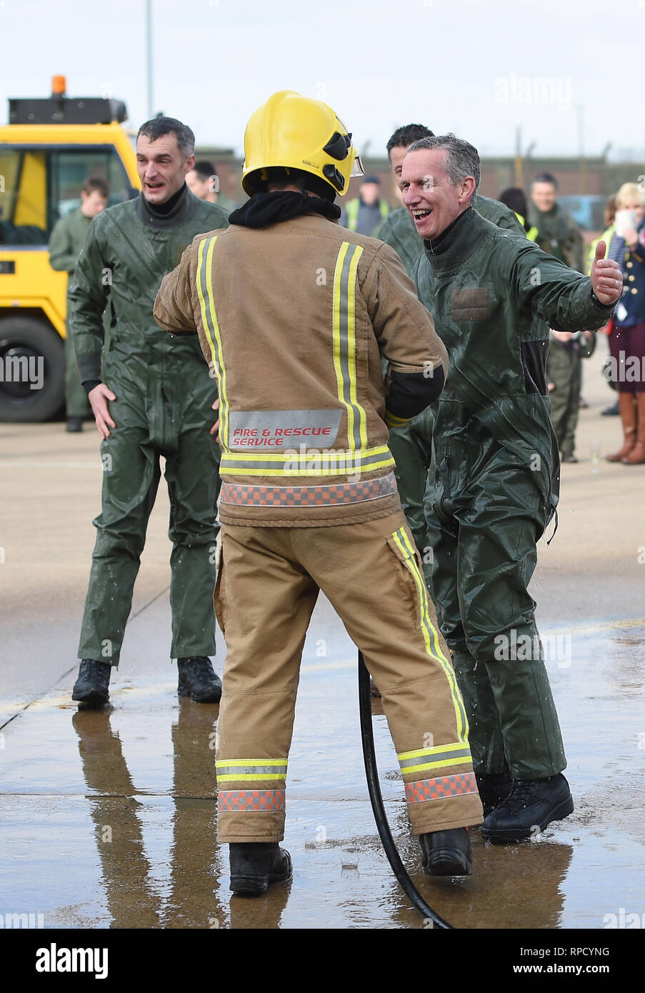 Chief of the Air Staff Air Chief Marshal Sir Stephen Hillier is given a ...