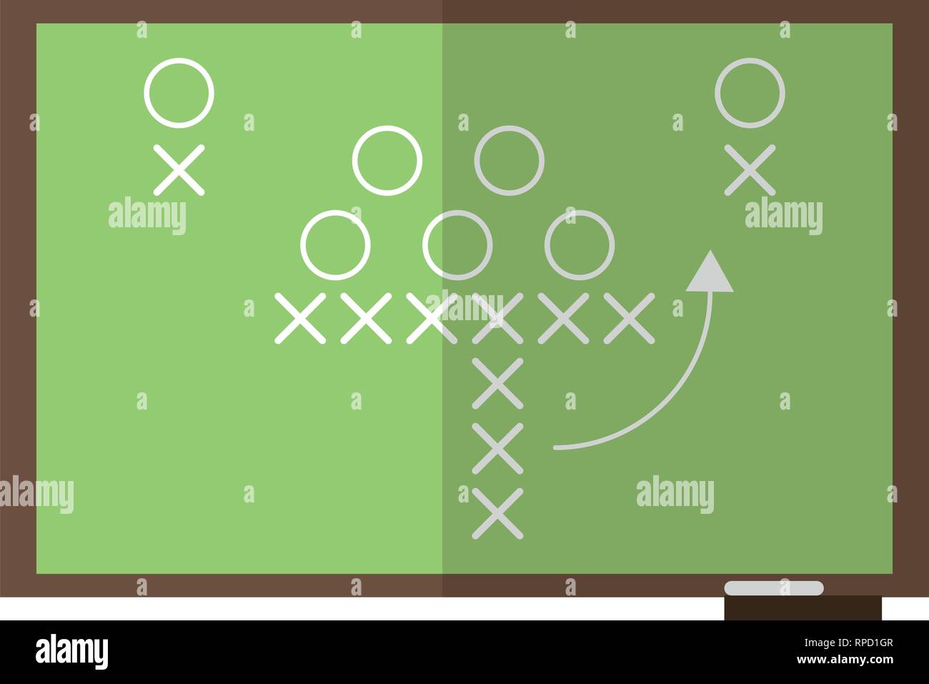 Diagram american football play on hi-res stock photography and images ...
