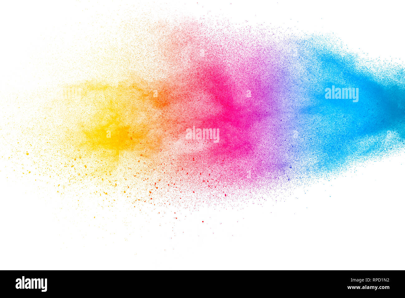 Abstract colorful dust particles textured background.Multicolored ...