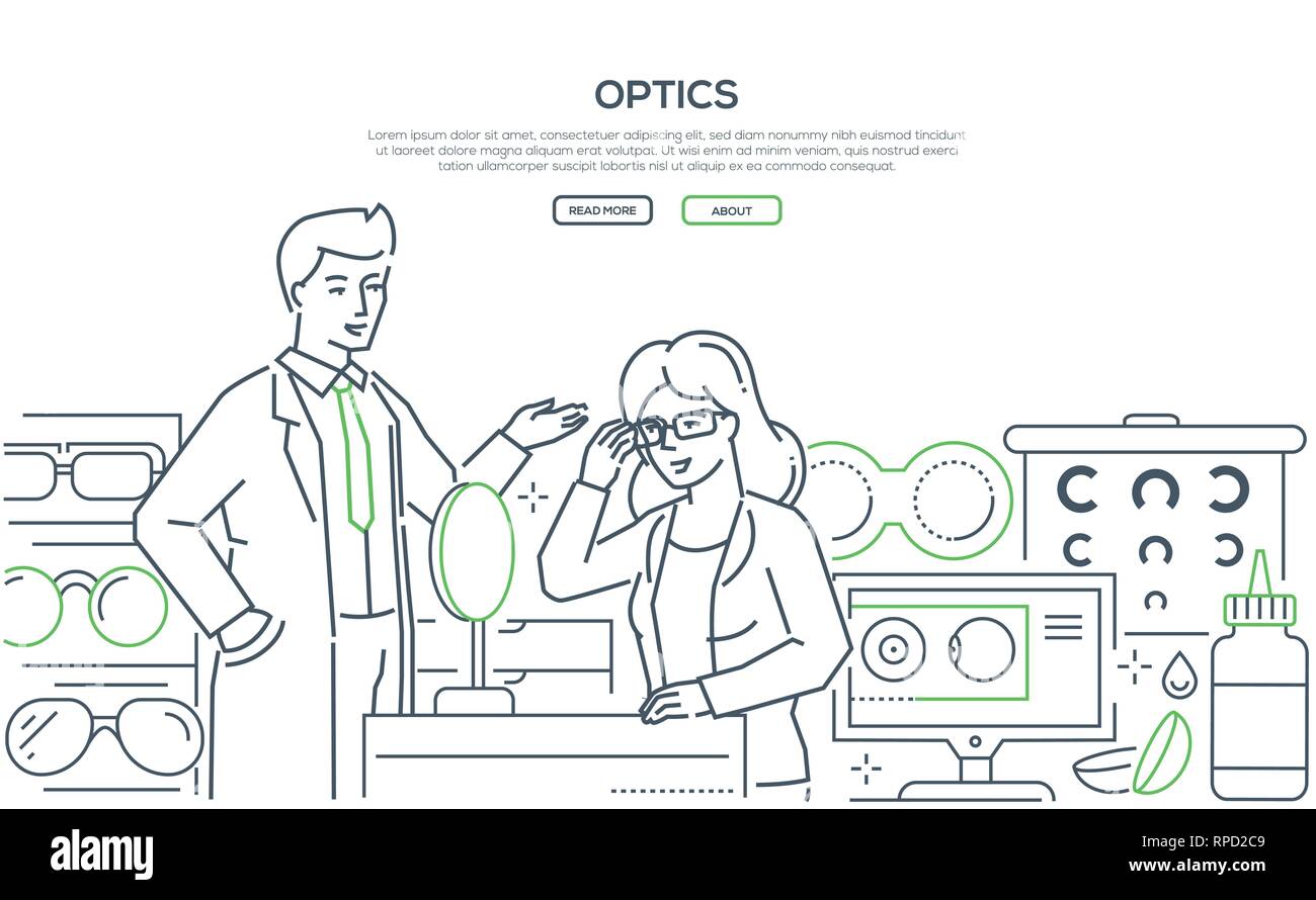 Optics banner hi-res stock photography and images - Alamy