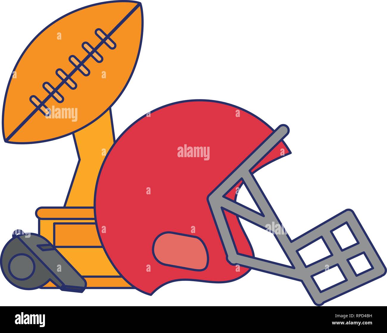 American football lines Cut Out Stock Images & Pictures - Alamy