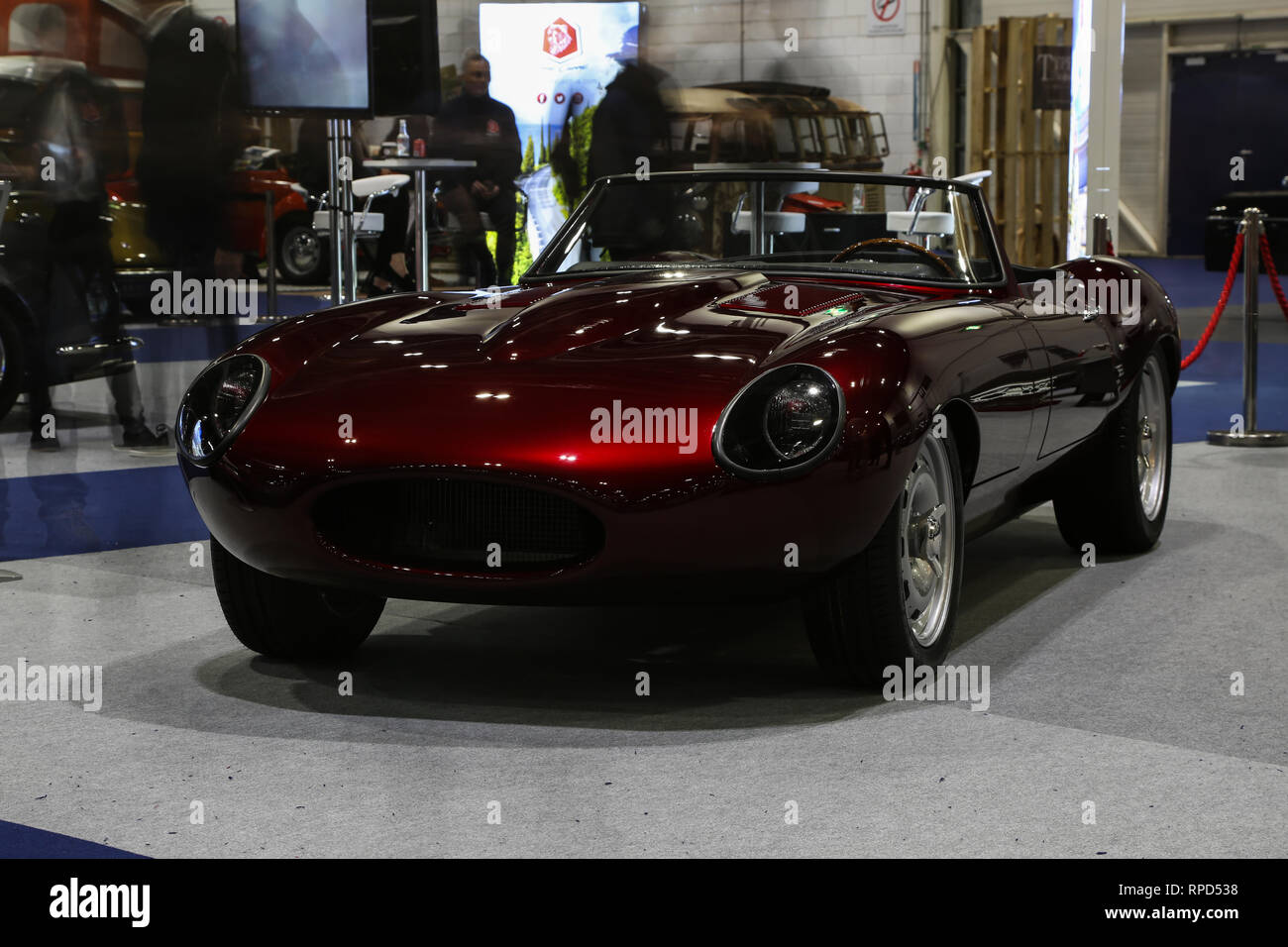 An Evolution E-Type at the London Classic Car Show 2019 Stock Photo - Alamy