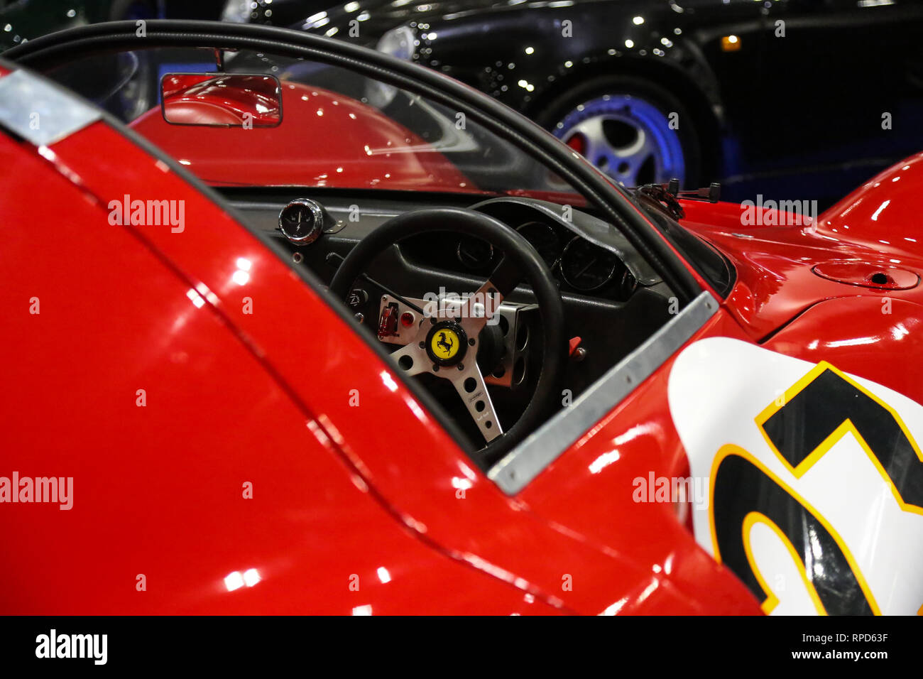 Ferrari 330 P4 replica at the London Classic Car Show 2019 Stock Photo ...