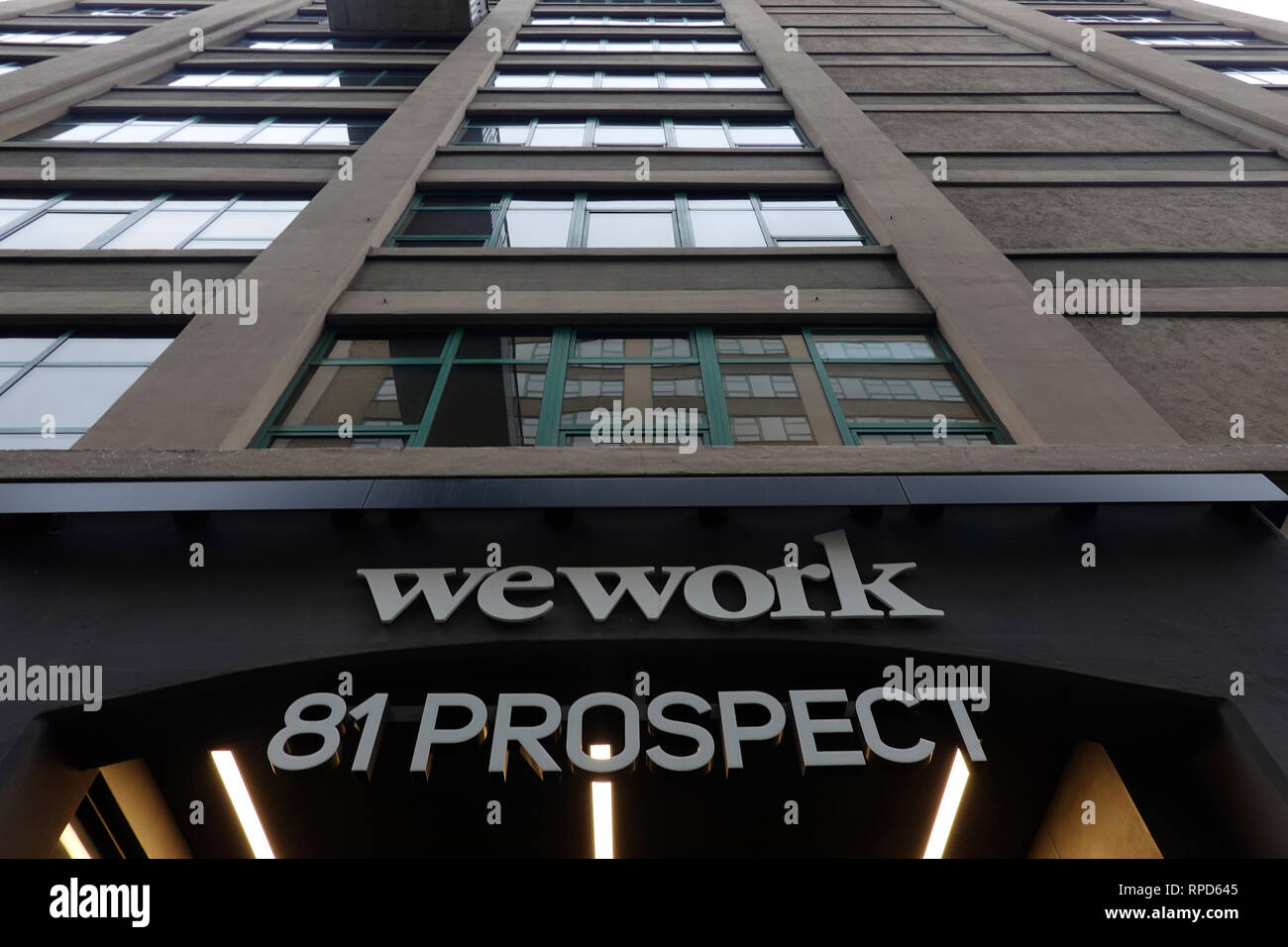 Wework sign hi-res stock photography and images - Alamy