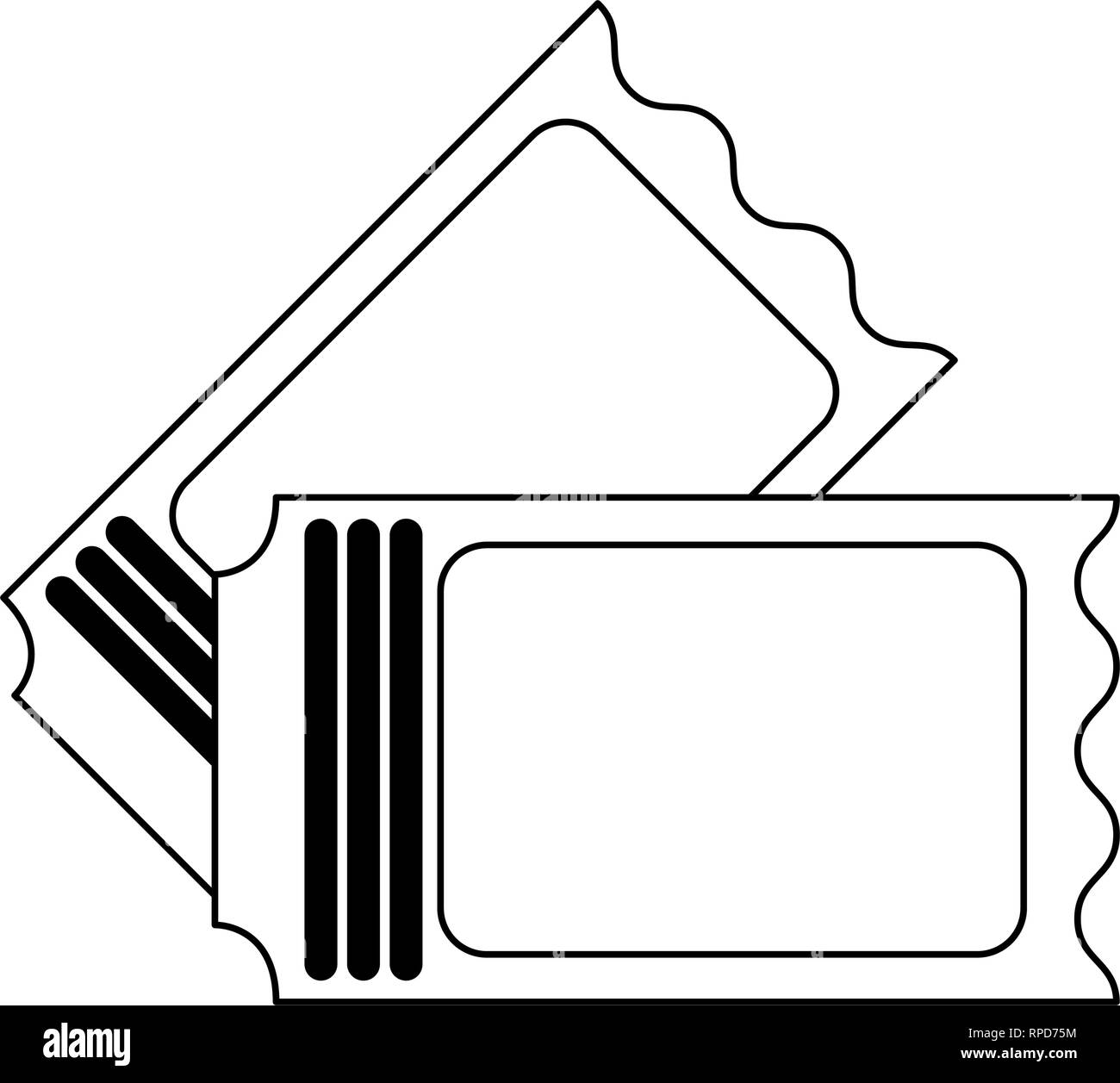 Ticket Clipart Black And White