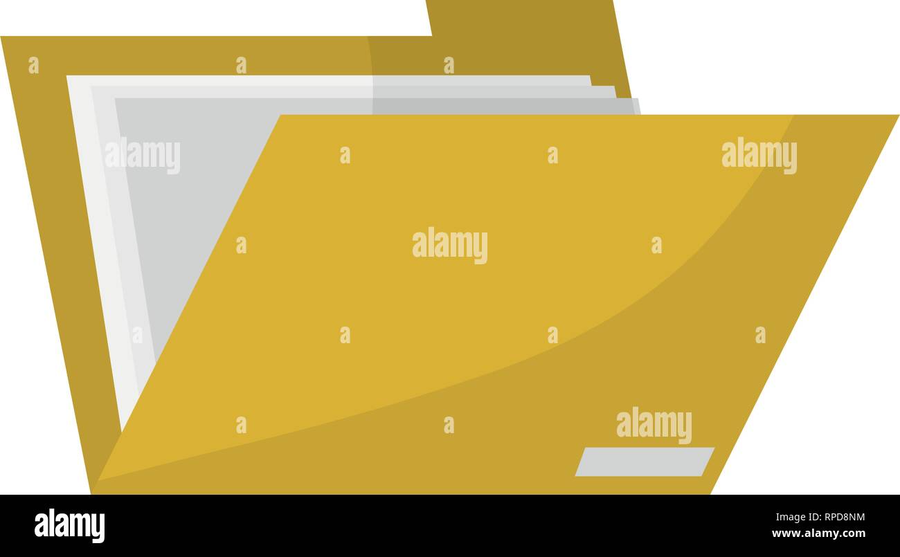 Folder open file symbol Stock Vector Image & Art - Alamy