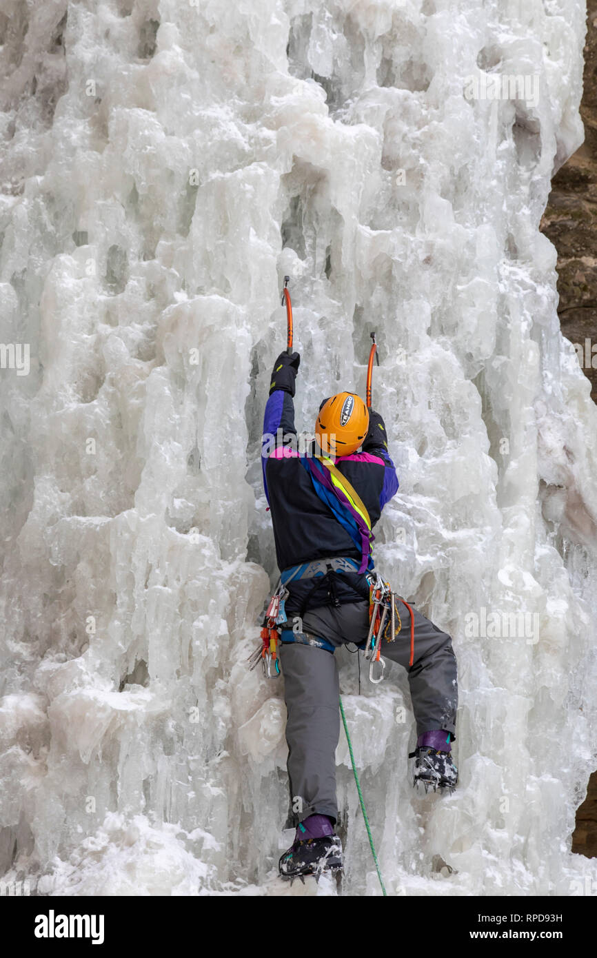 Michigan ice fest munising hi-res stock photography and images - Alamy