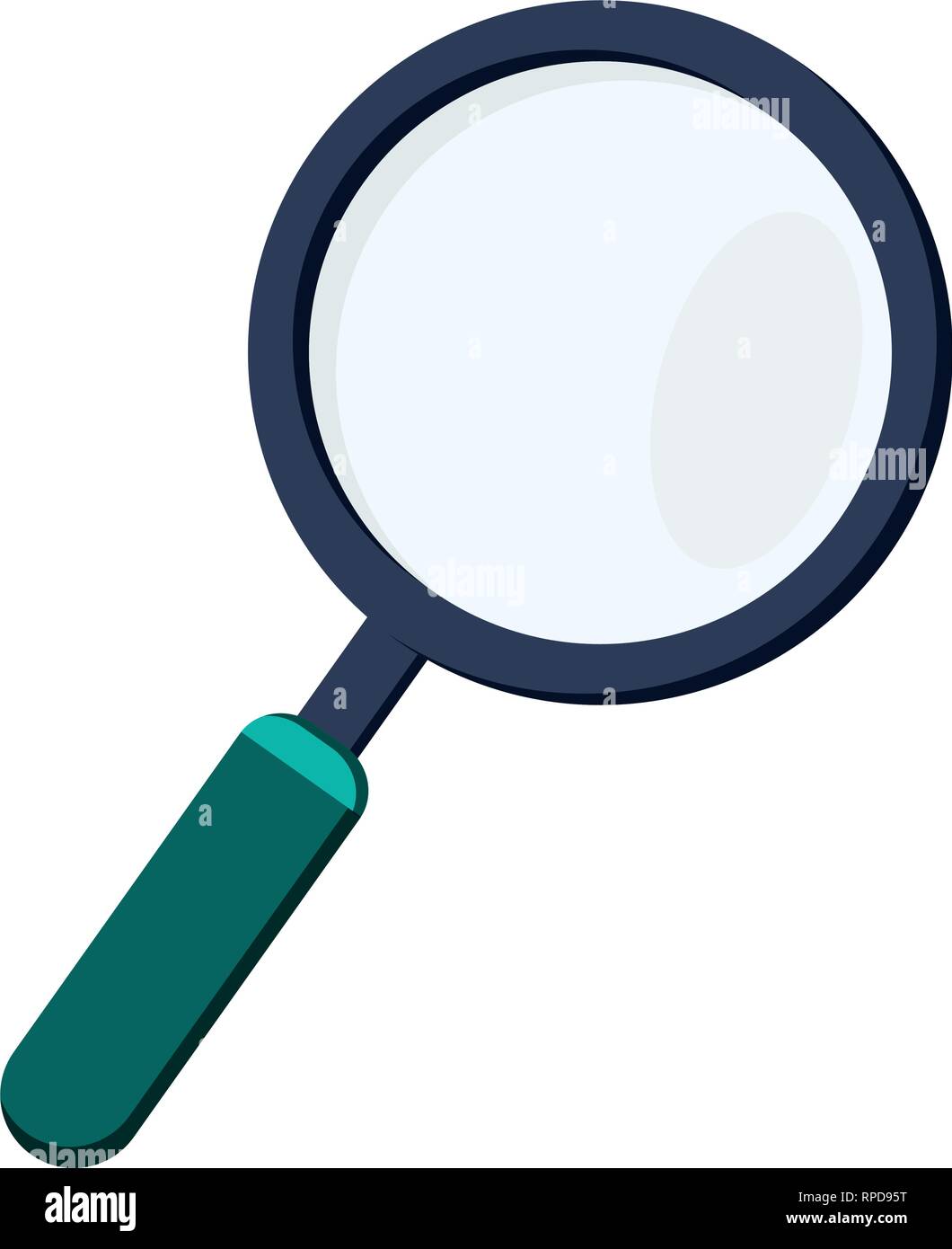magnifying glass symbol isolated Stock Vector Image & Art - Alamy