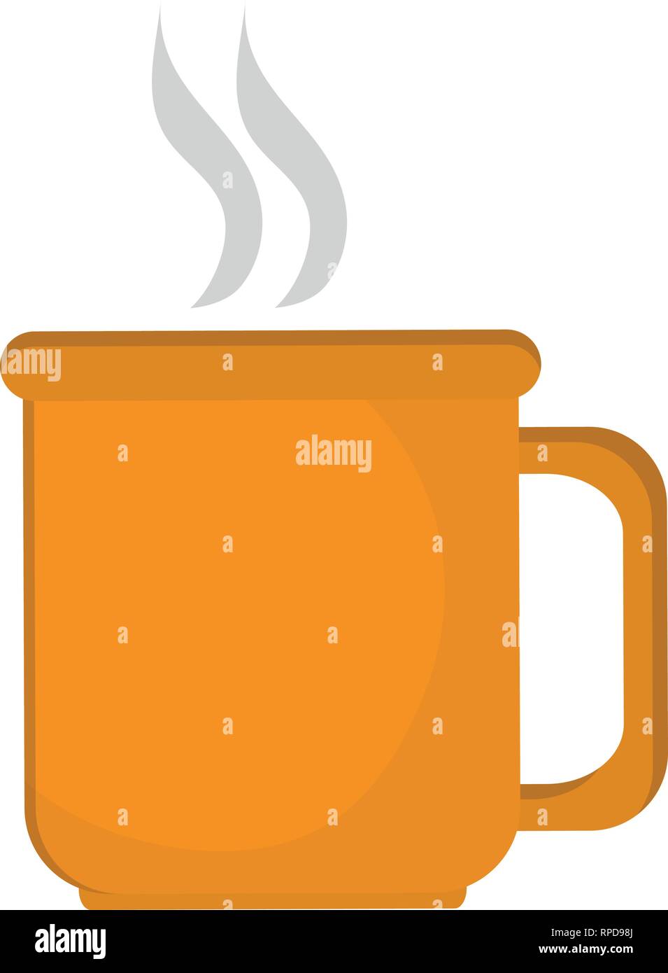 hot coffee cup symbol Stock Vector Image & Art - Alamy