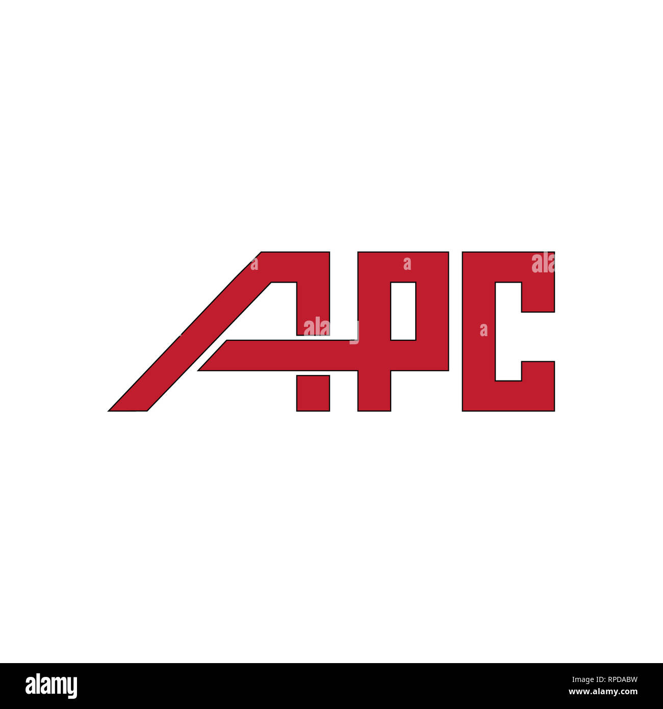 vector illustration logo company letter a p and c design Stock Photo ...