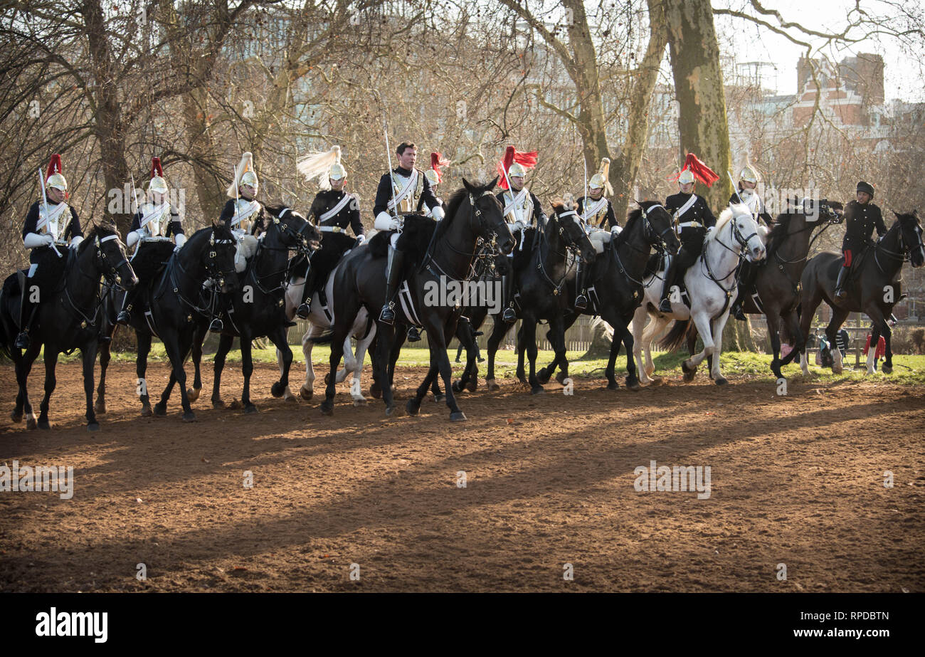 Household cavalry mounted regiment barracks hi-res stock photography ...