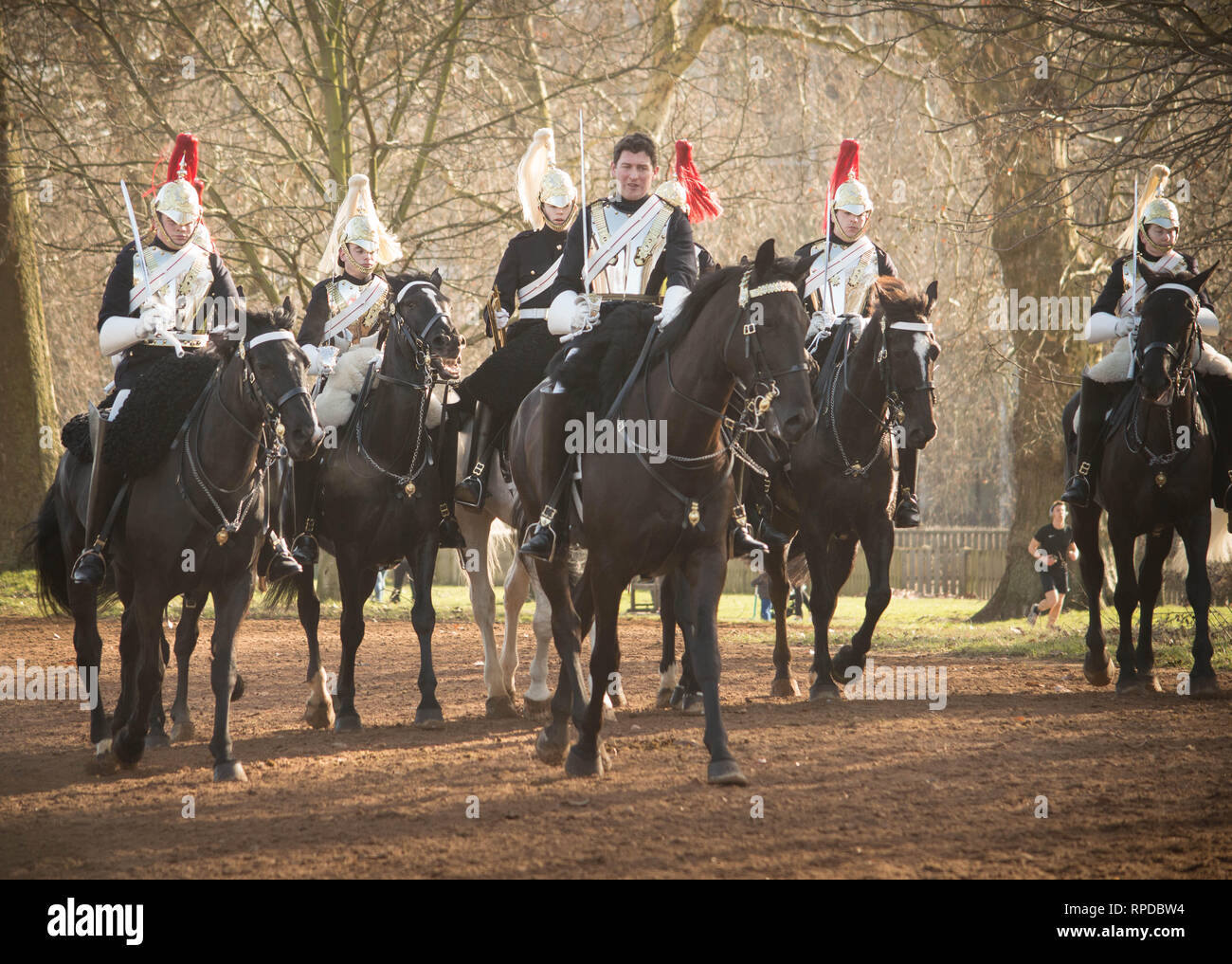 The Household Cavalry in London Stock Photo - Alamy