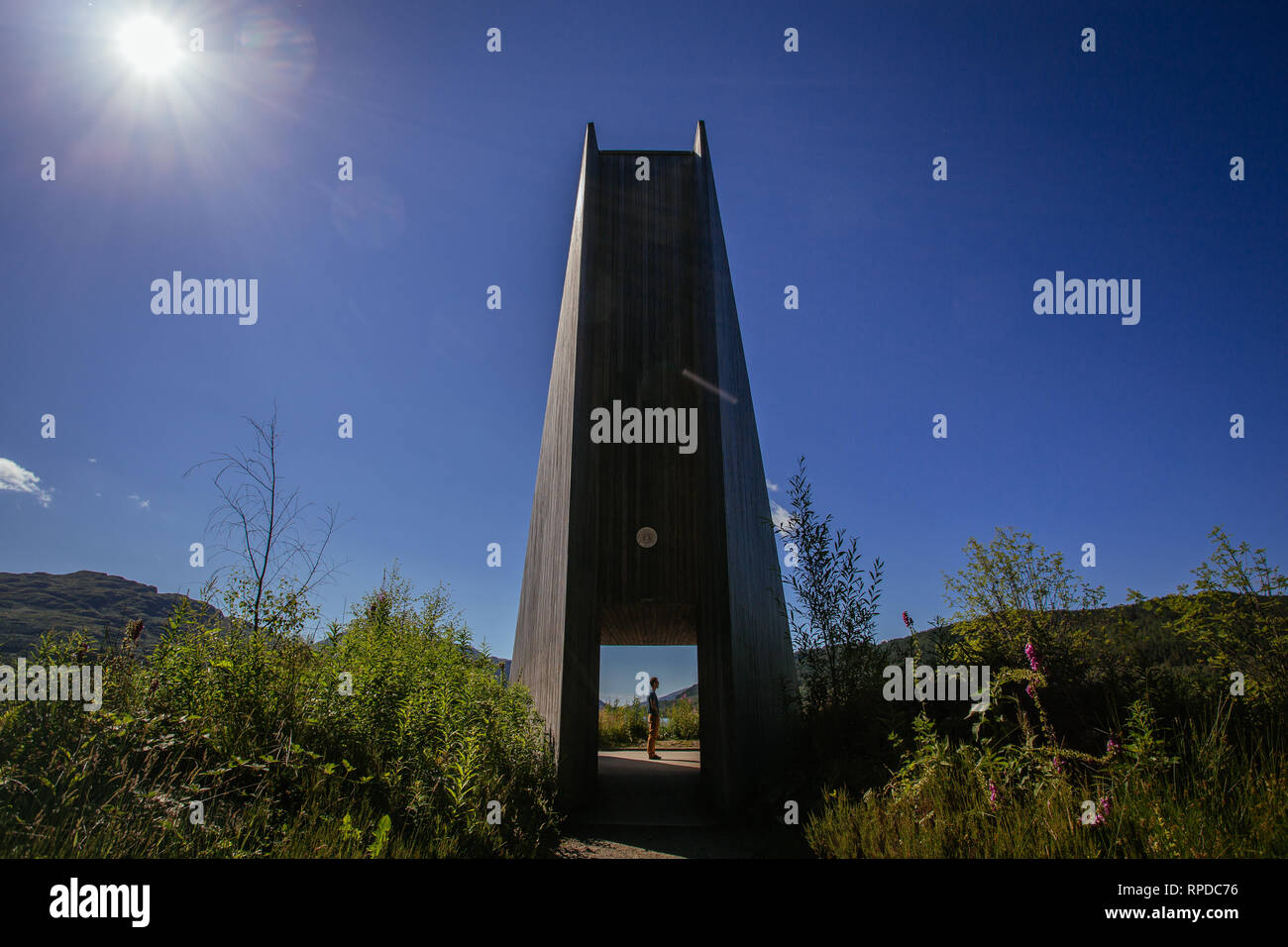 Loch Lomand Sculpture, Scotland Stock Photo - Alamy