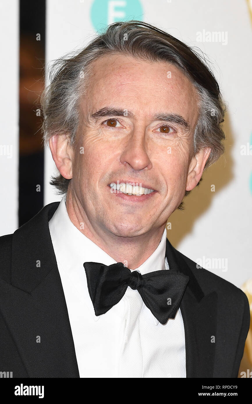 English actor Steve Coogan attends the EE British Academy Film Awards ...