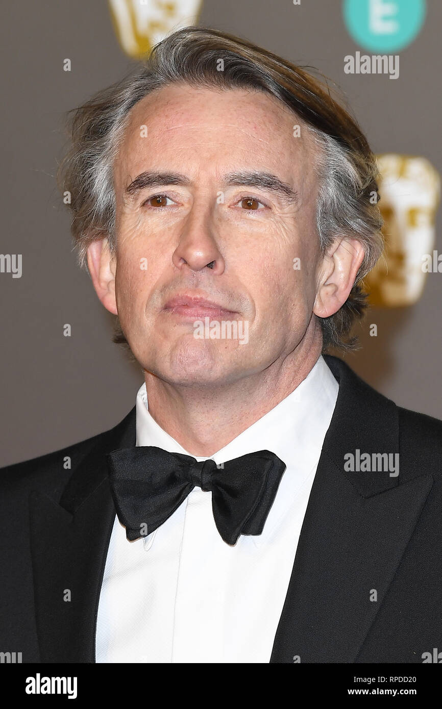 English actor Steve Coogan attends the EE British Academy Film Awards ...