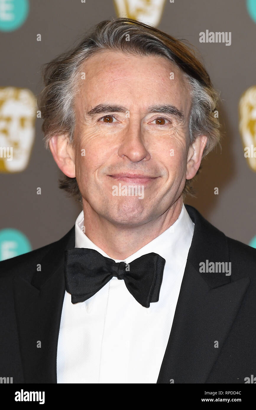 English actor Steve Coogan attends the EE British Academy Film Awards ...