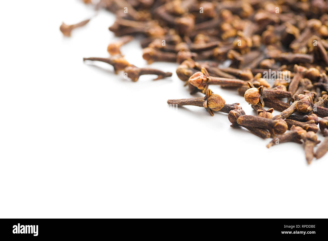 Carnation, dried clove spice isolated on white background Stock Photo ...