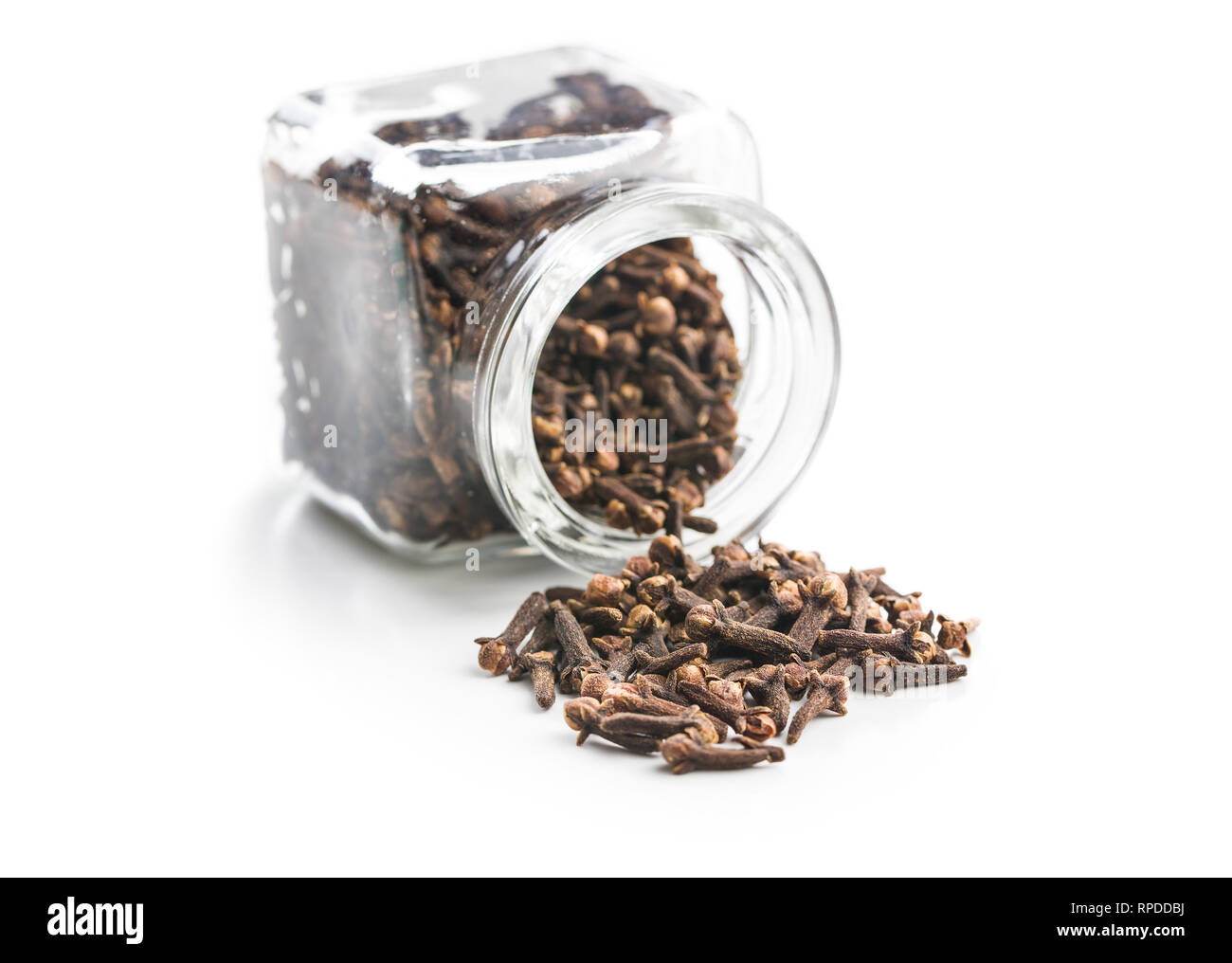 Carnation, dried clove spice isolated on white background Stock Photo ...