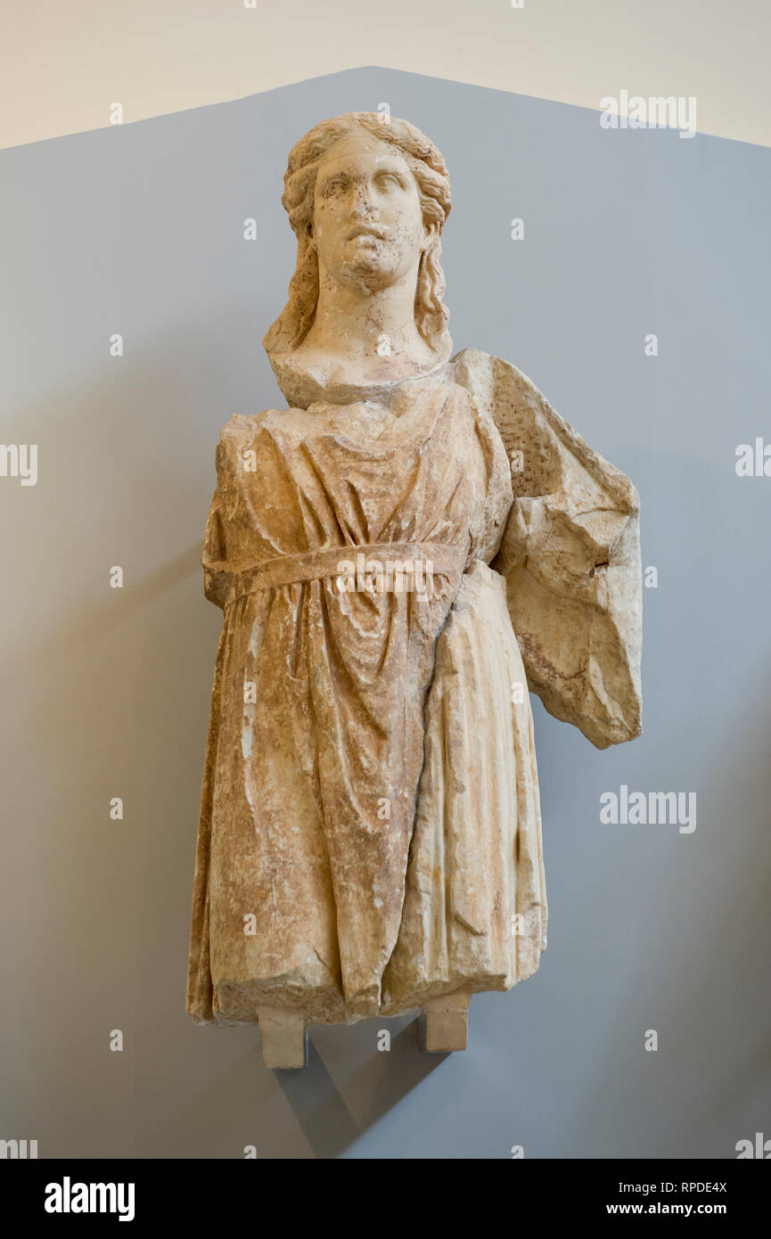 Statue, Delphi Archaeological Museum, Delphi, Greece Stock Photo - Alamy