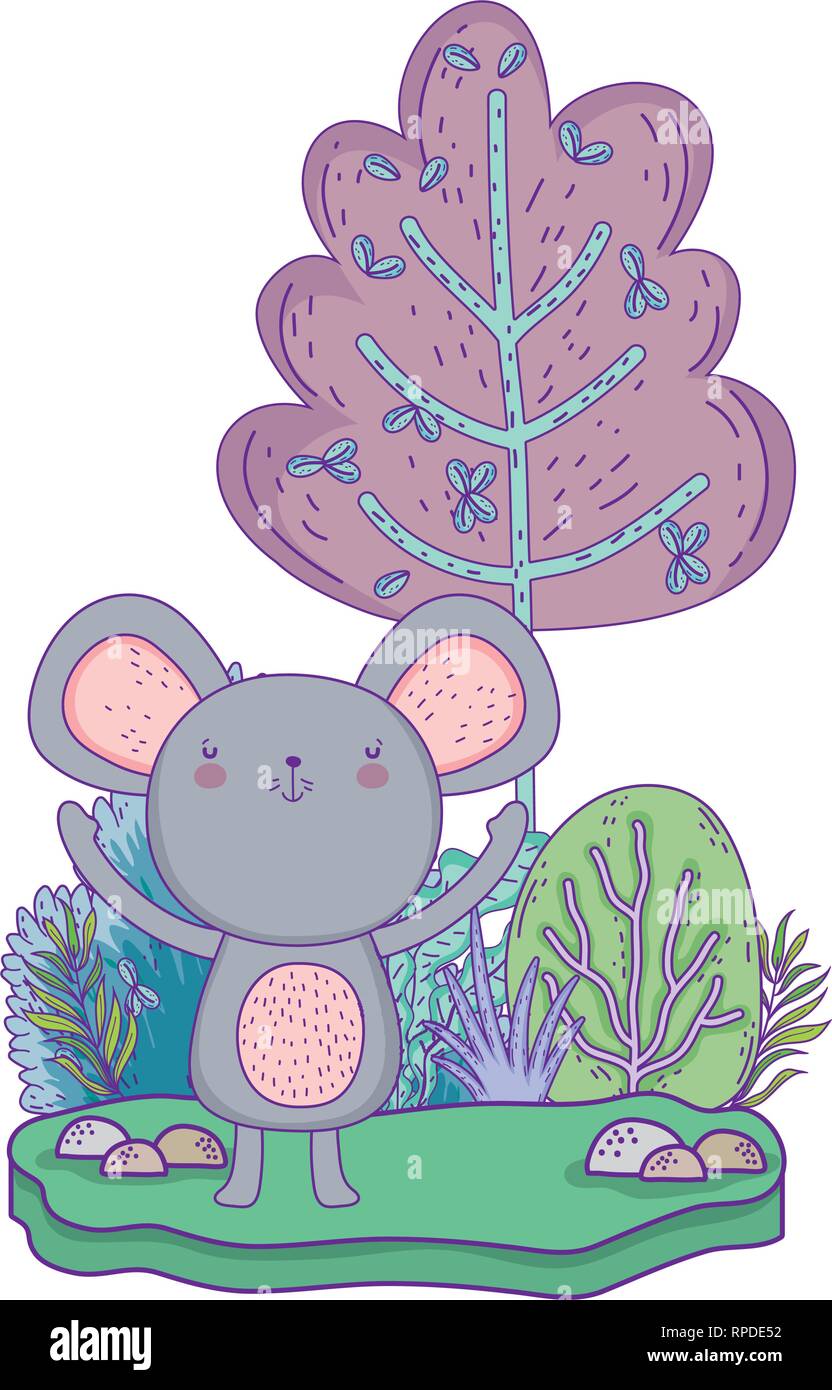 little mouse in the landscape Stock Vector Image & Art - Alamy
