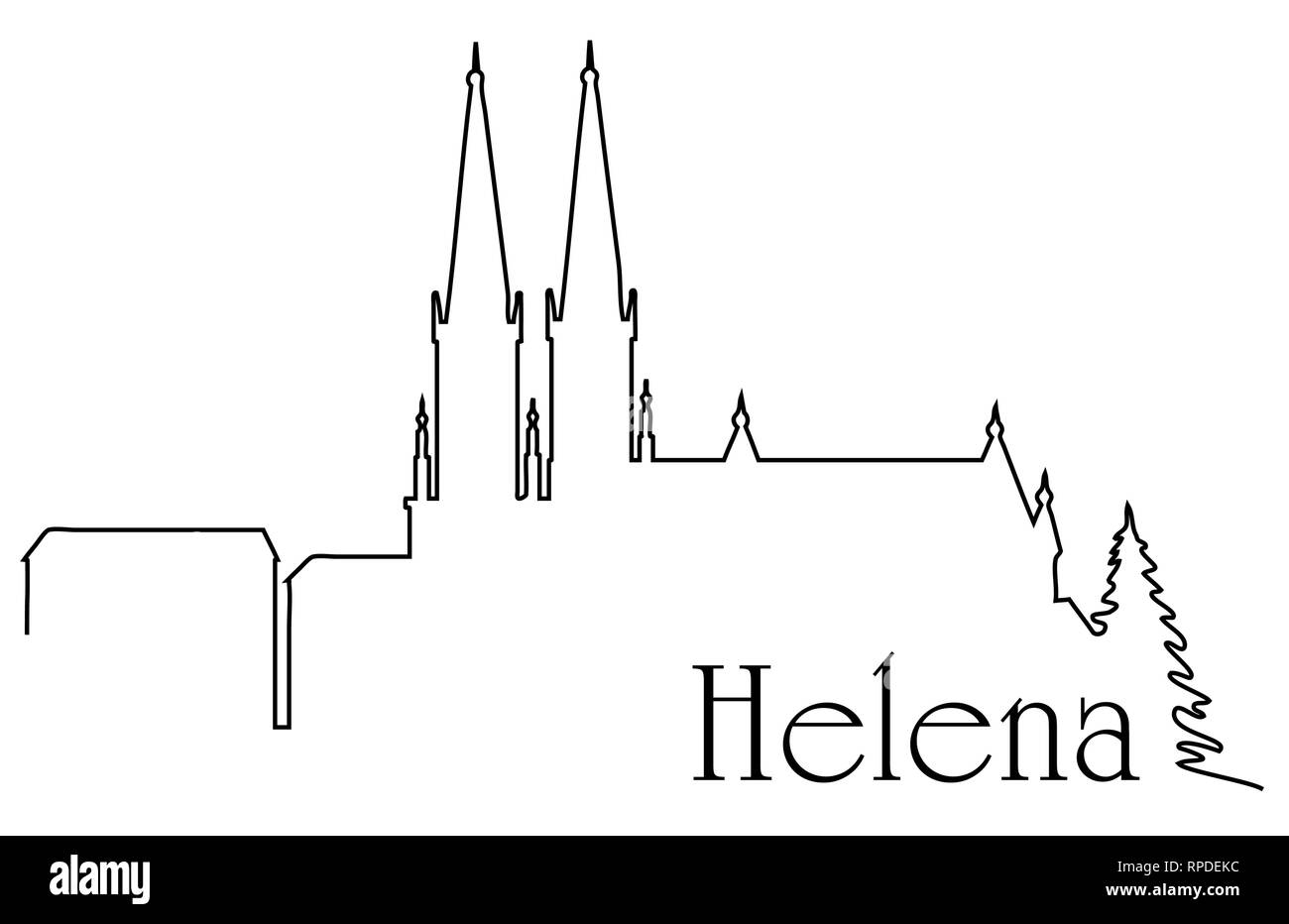 Downtown helena montana Black and White Stock Photos & Images - Alamy