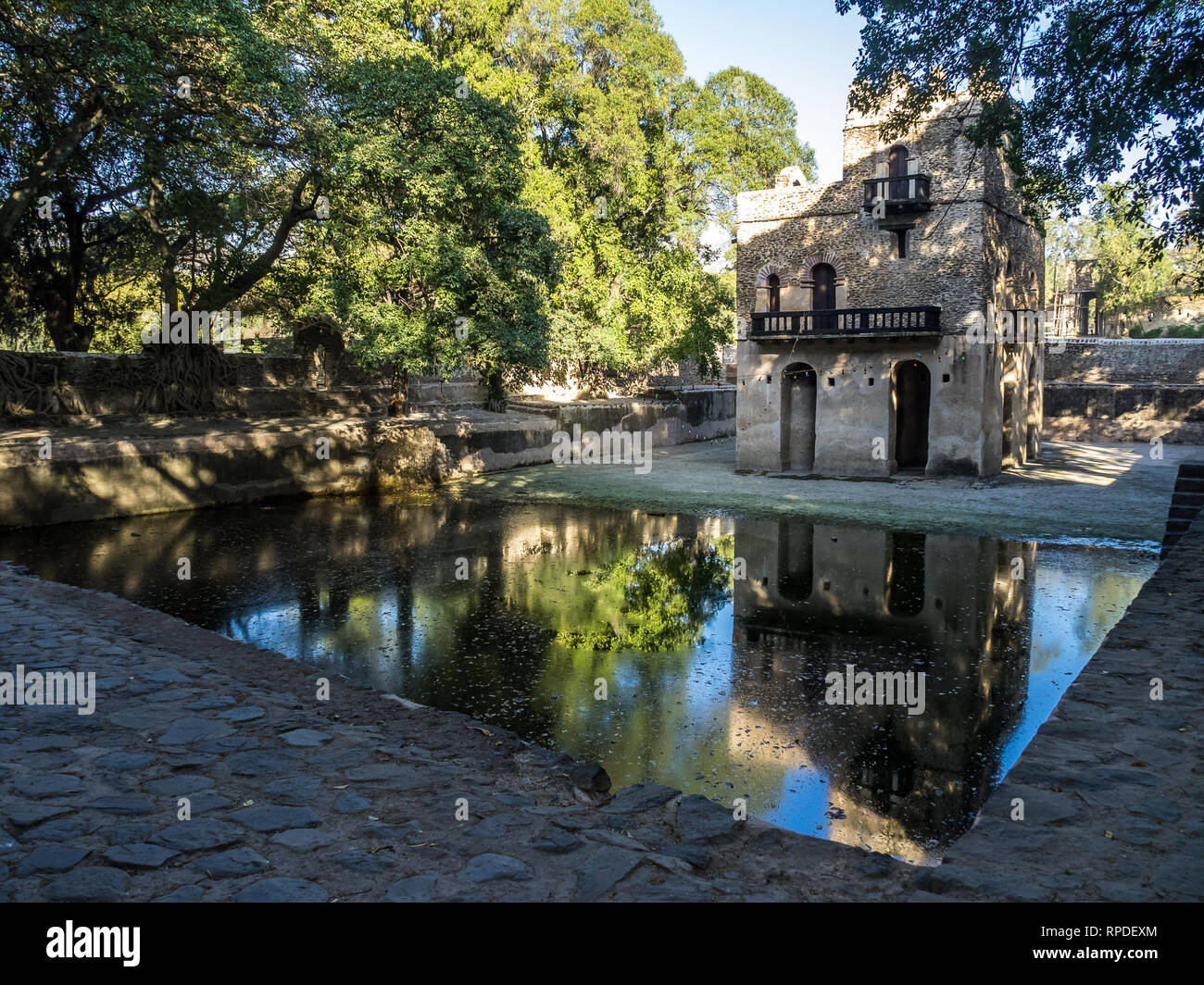 Baths of Fasiladas, place where the celebration of the Epiphany is ...
