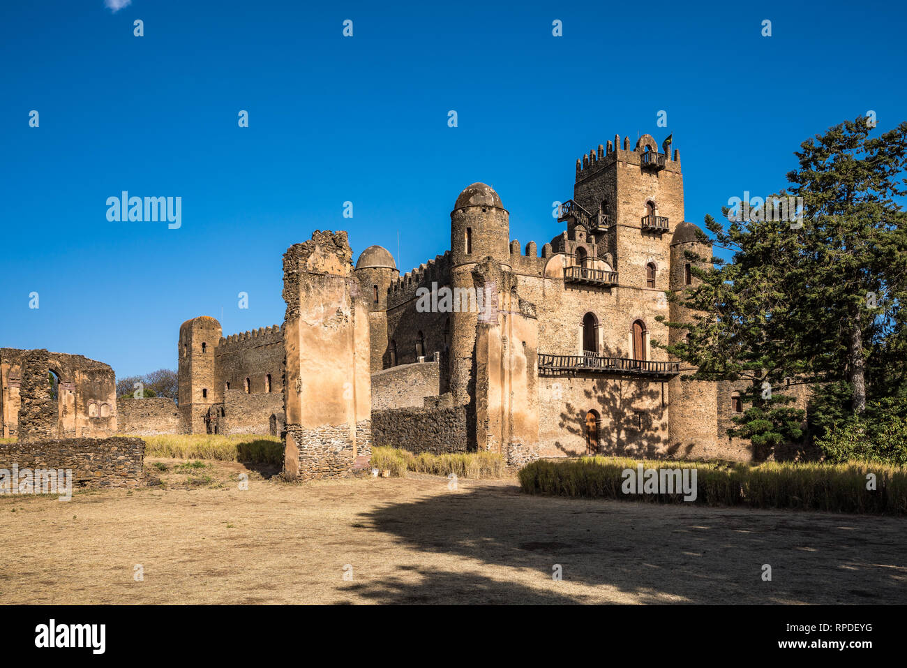 Fasil Ghebbi Royal Enclosure is the remains of a fortress-city within ...