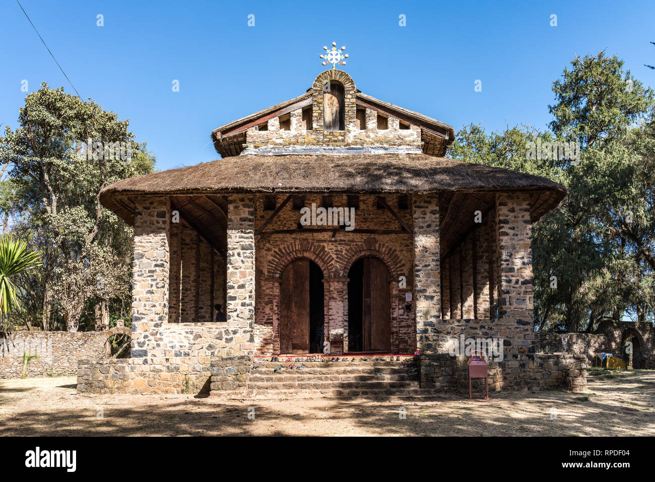 Church of Debre Berhan Selassie in Gondar, Ethiopia Stock Photo - Alamy