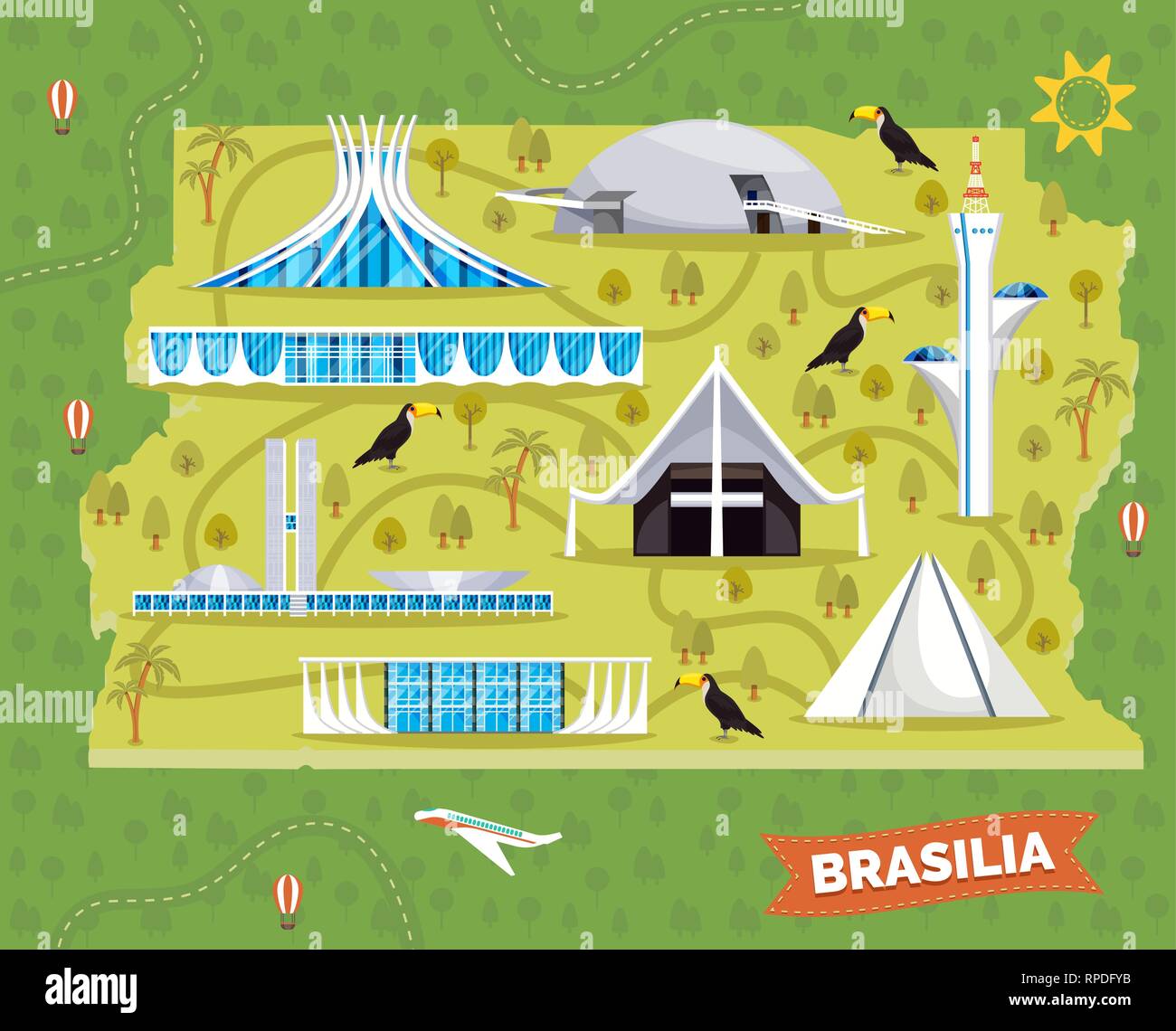 Tv landmarks Stock Vector Images - Alamy