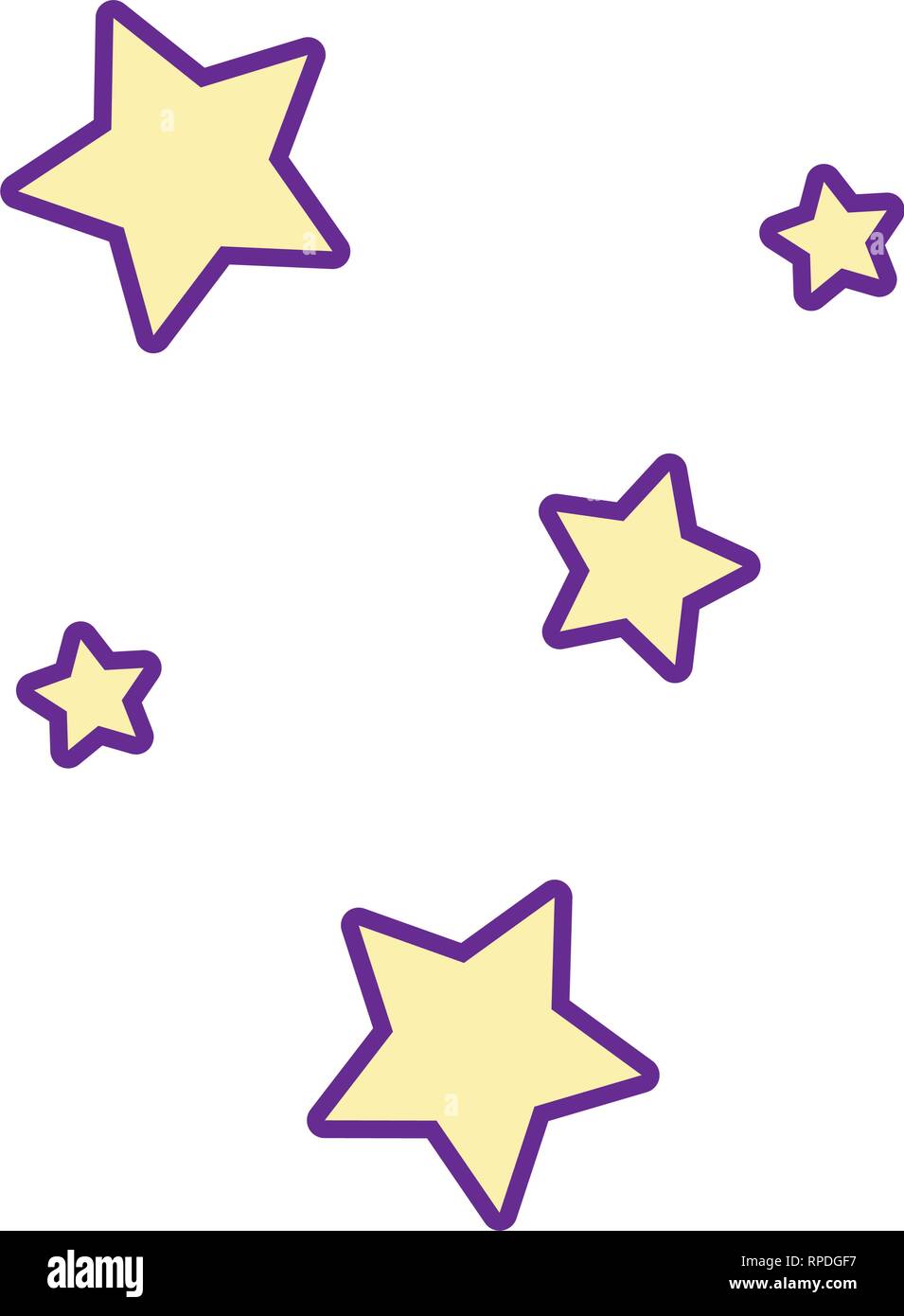 cute stars group icons Stock Vector Image & Art - Alamy