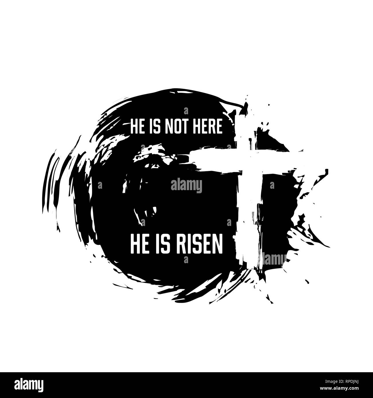 Cross of Jesus Christ. Easter illustration Stock Vector Image & Art - Alamy