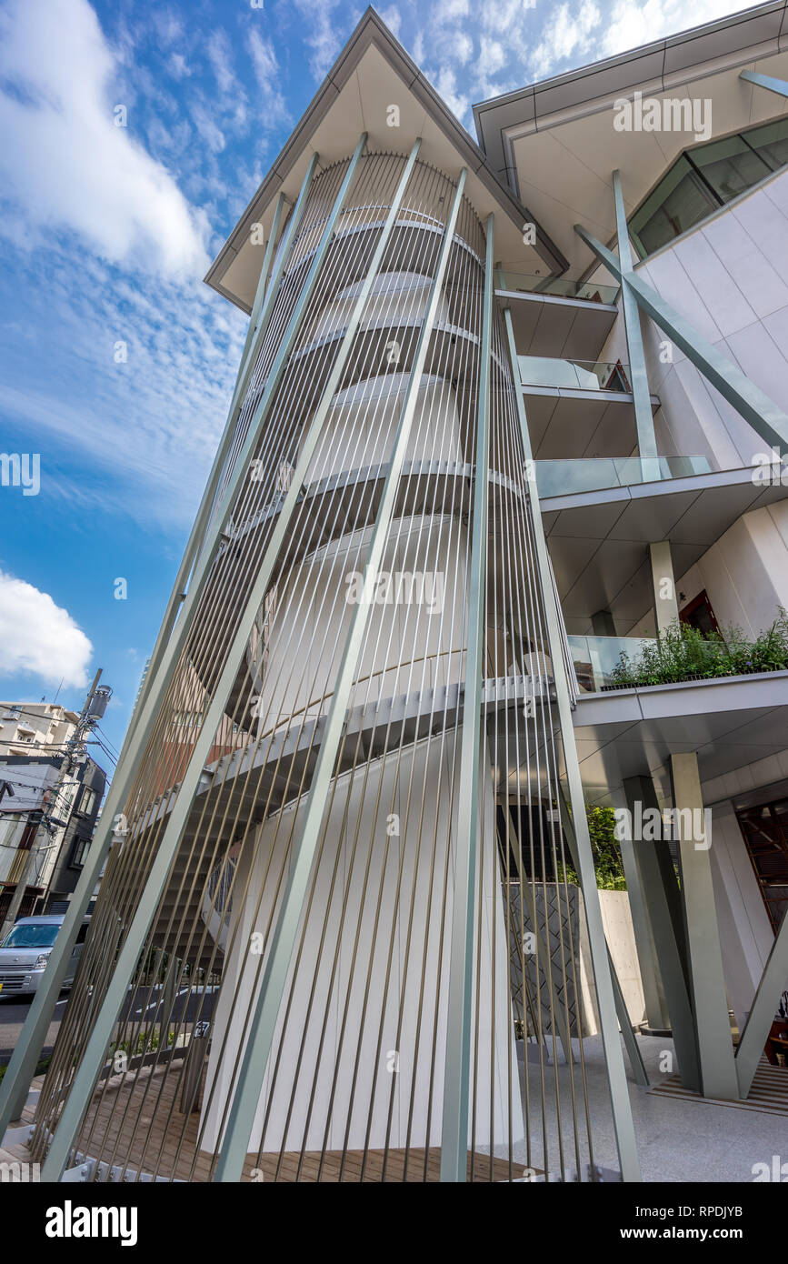 Totem Pole Photo Gallery building. Located in Yotsuya, Shinjuku Ward ...