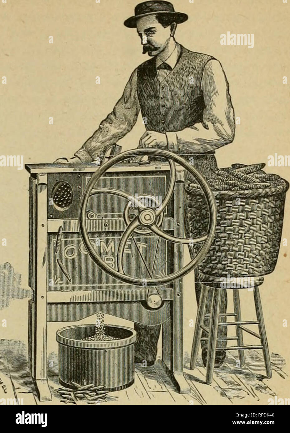 Hand corn sheller hi-res stock photography and images - Alamy