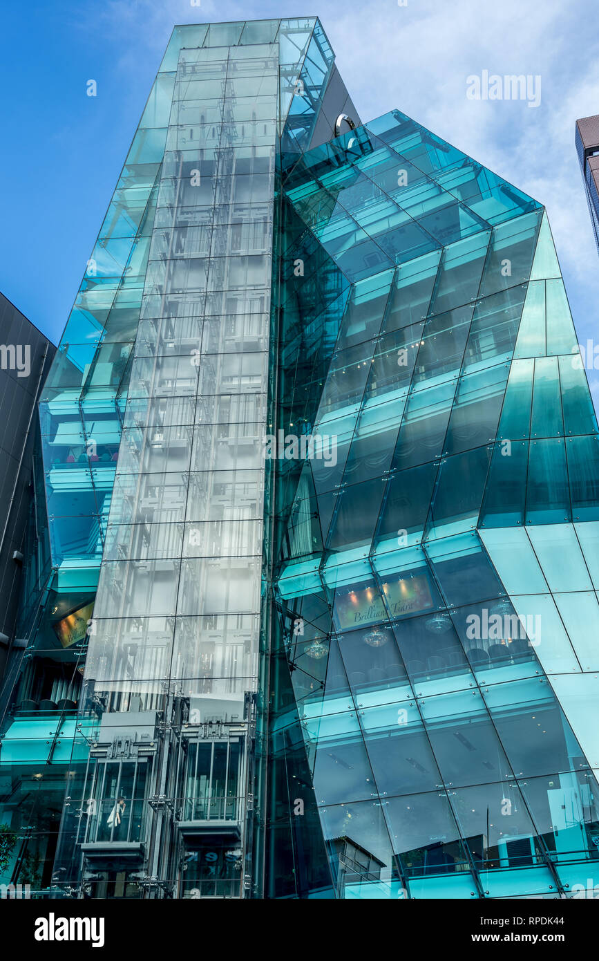 Modern architecture tokyo audi building hi-res stock photography and ...