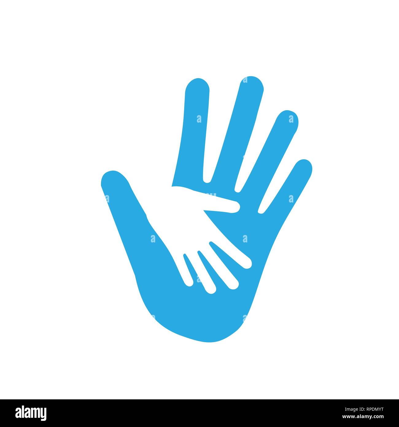 Hand, charity caring icon Vector flat Stock Vector Image & Art - Alamy