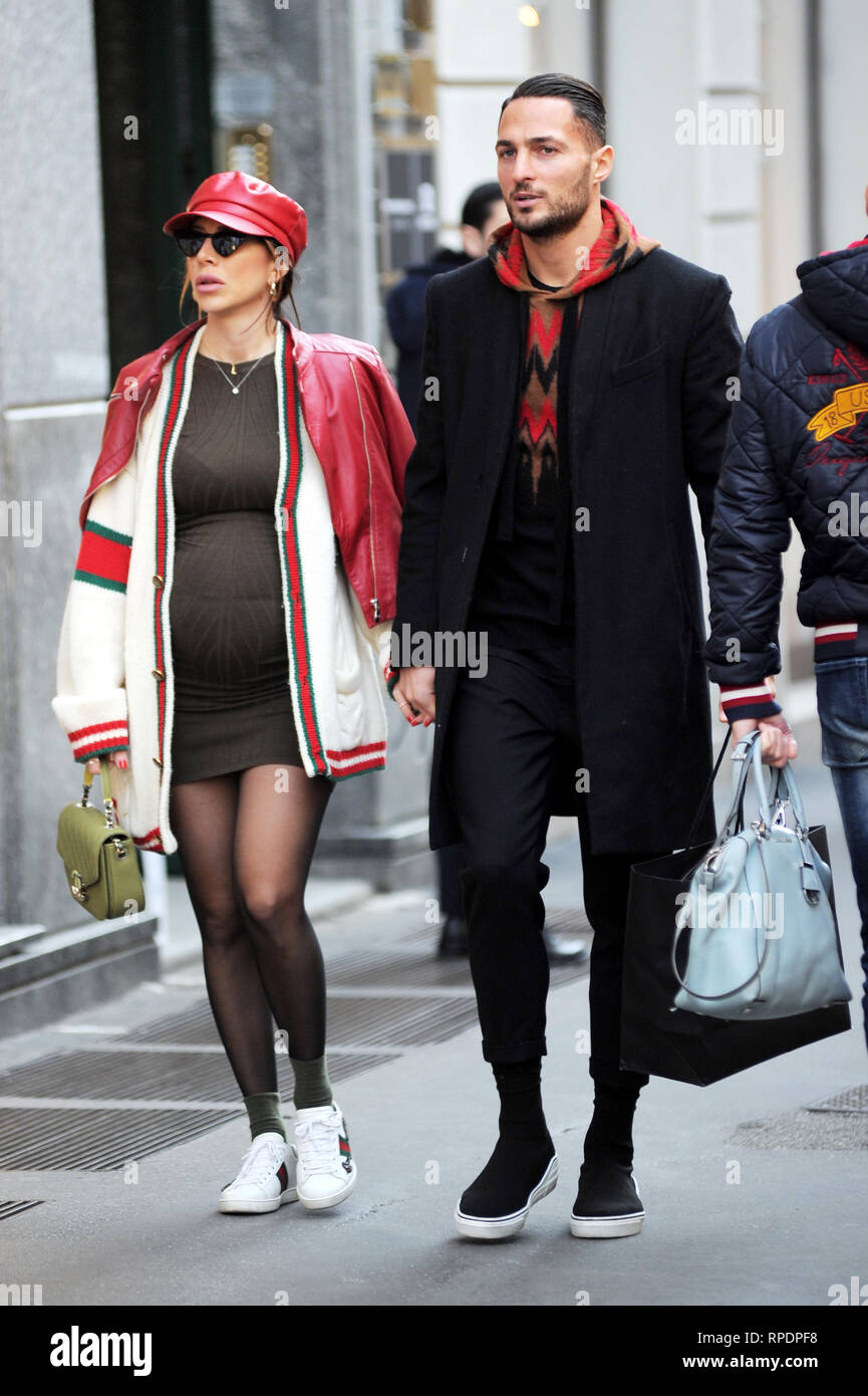 Danilo D'Ambrosio and his wife Enza De Cristofaro, who is pregnant with ...