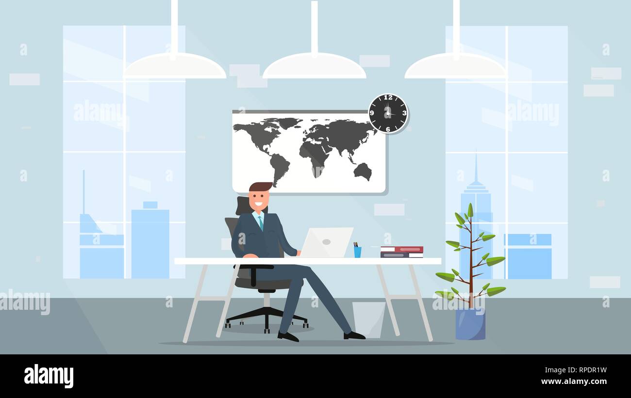 Front office manager Stock Vector Images - Alamy