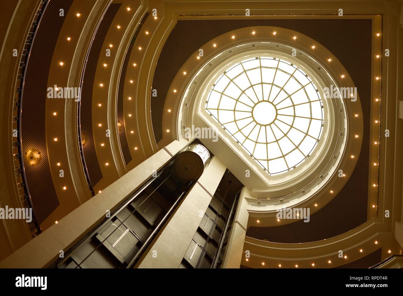skylight and elevator Stock Photo - Alamy