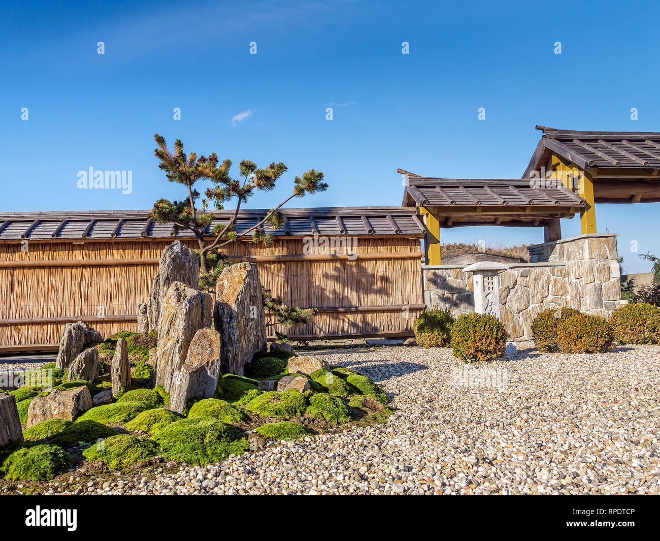 Typical japanese rock garden hi-res stock photography and images - Alamy