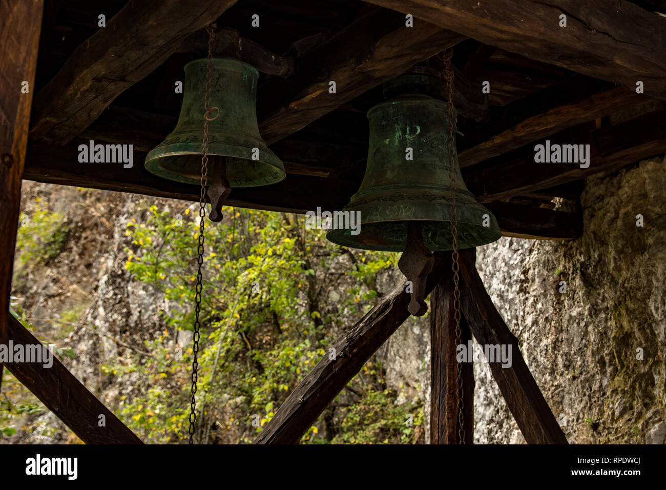 Bells of Church of St. Peter and Paul, in the cave It was built in the ...