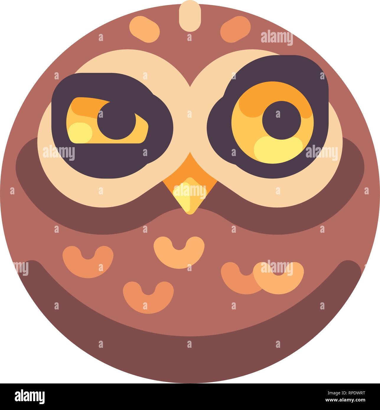 Cartoon suspicious owl hi-res stock photography and images - Alamy