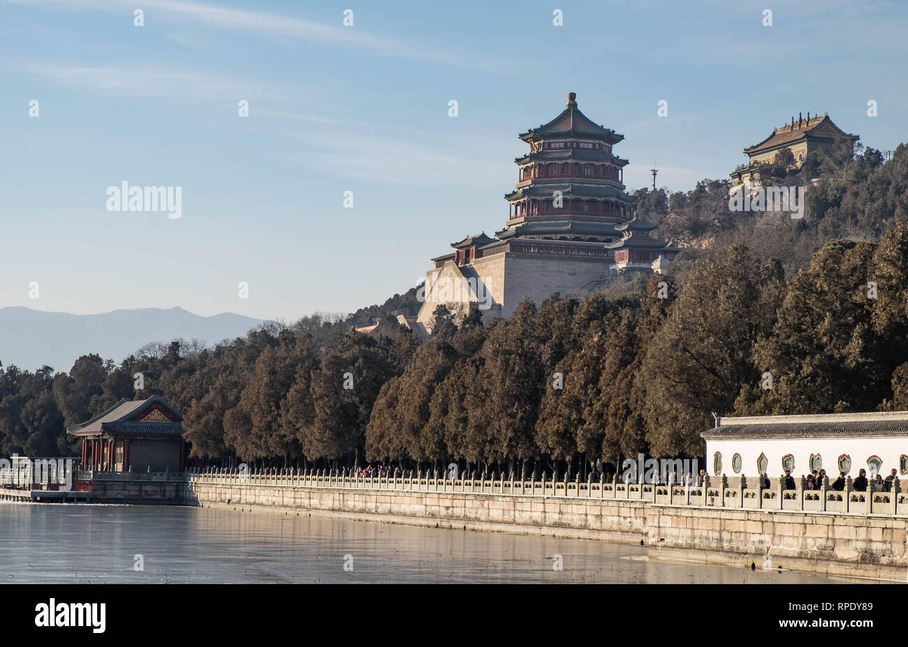 BEIJING, CHINA - JANUARY 16, 2019: Traditional Chinese Architecture ...