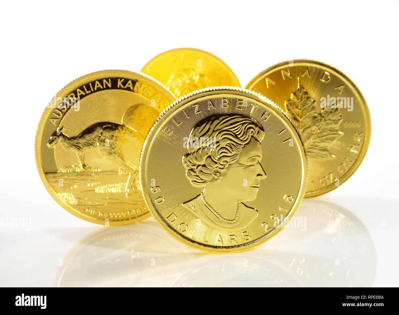 Canada Gold Coins High Resolution Stock Photography and Images - Alamy